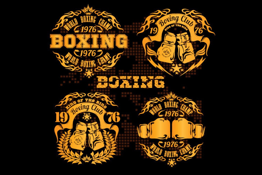 BOXING-BOXER SPORTS Team Clipart-vector Clip Art Graphics-digital ...