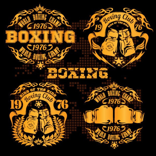 Boxing Svg - Etsy