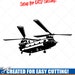Chinook CH-47 Helicopter SVG-US Army Clipart-vector Clip Art | Etsy
