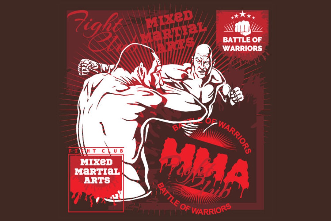 Mma-mixed Martial Arts SPORTS Clipart -vector Clip Art Graphics ...