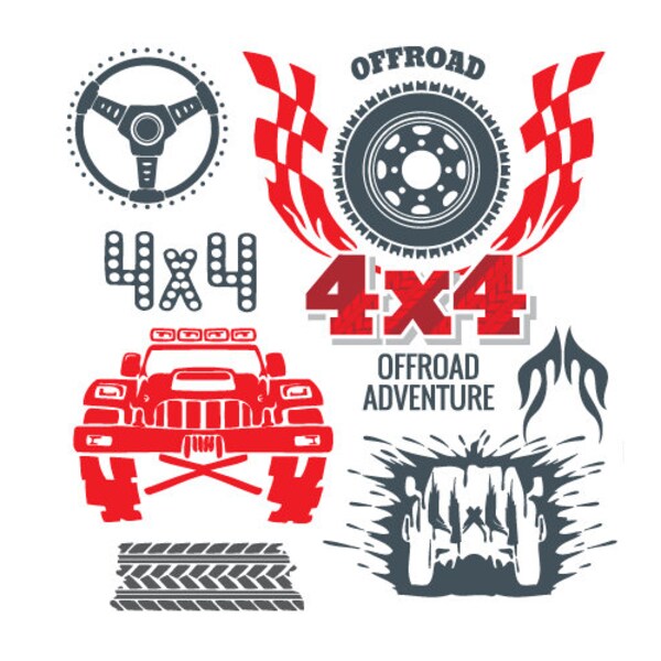 Offroad Vehicle Svg - Etsy