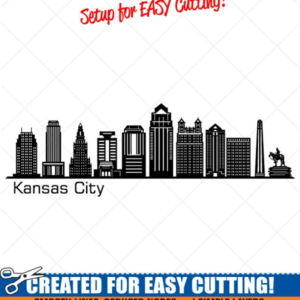 Kansas City Vector - Etsy