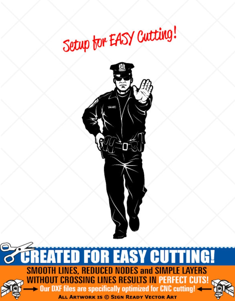 POLICEMAN Clipart-Vector Clip Art Graphics-Digital Download | Etsy