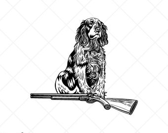 Hunting Dog Clip Art - Etsy