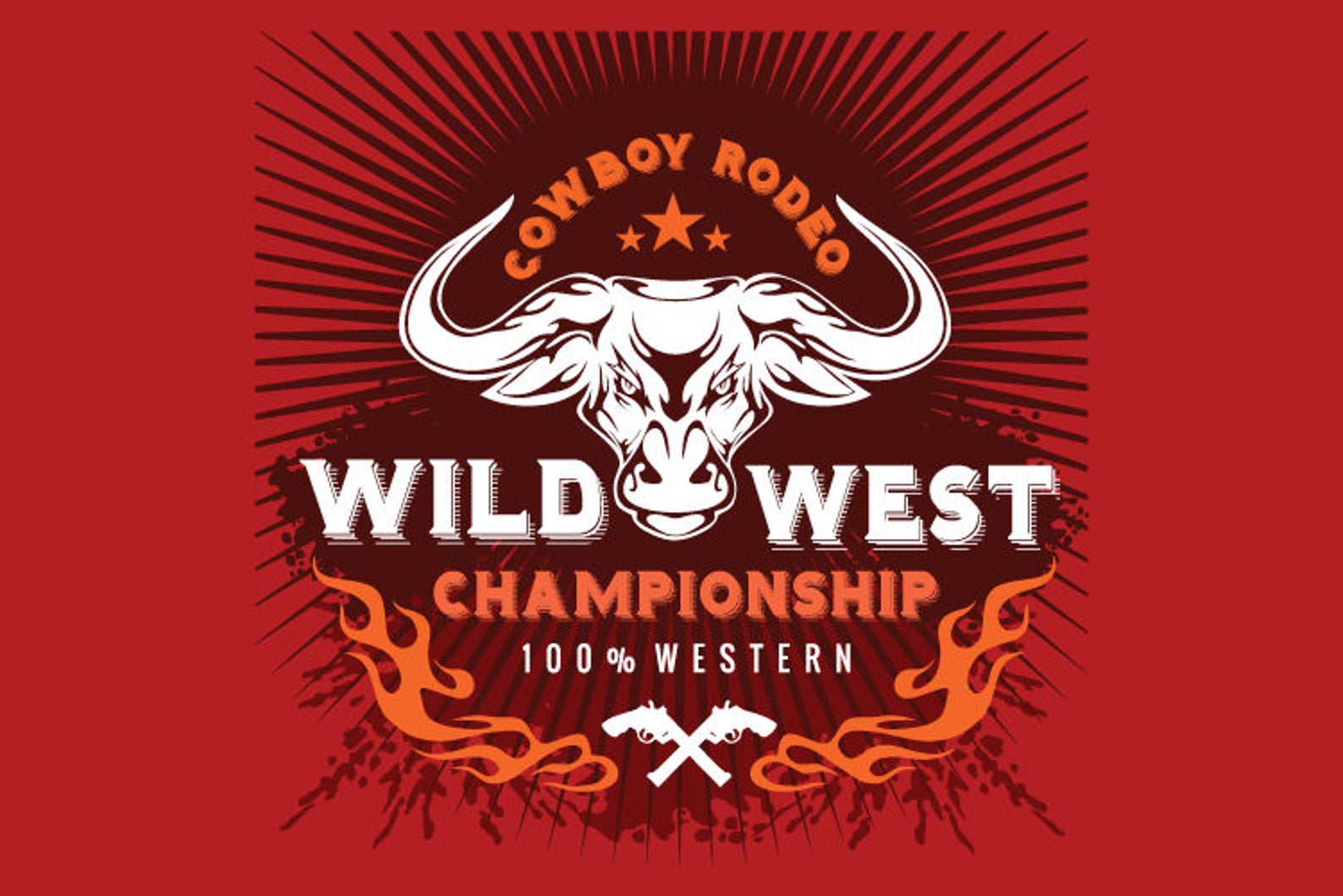 COWBOY RODEO western Clipart-vector Clip Art Graphics-digital - Etsy