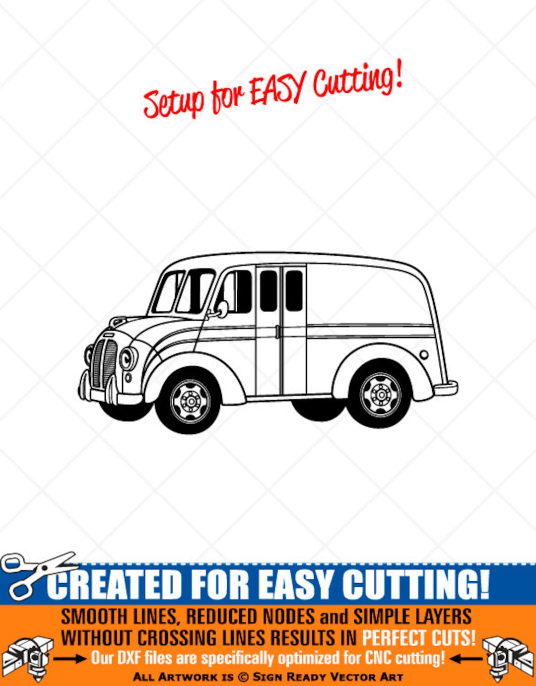 Vintage Milk Delivery Truck SVG, Clipart-vector Clip Art Graphics ...