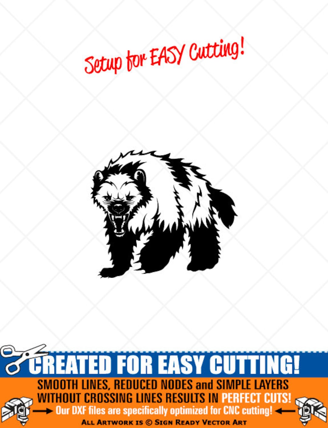 WOLVERINE Clipart -vector Clip Art Graphics -digital Download Image-cut ...