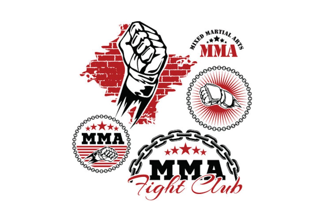 Mma-mixed Martial Arts SPORTS Clipart -vector Clip Art Graphics ...