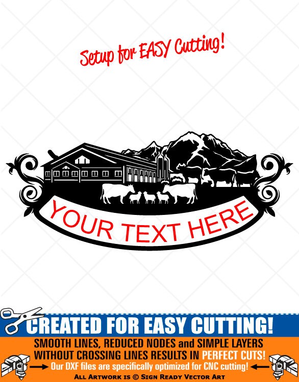 FARM LIFE Stencil Svg-clipart-vector Clip Art Graphics-digital - Etsy ...