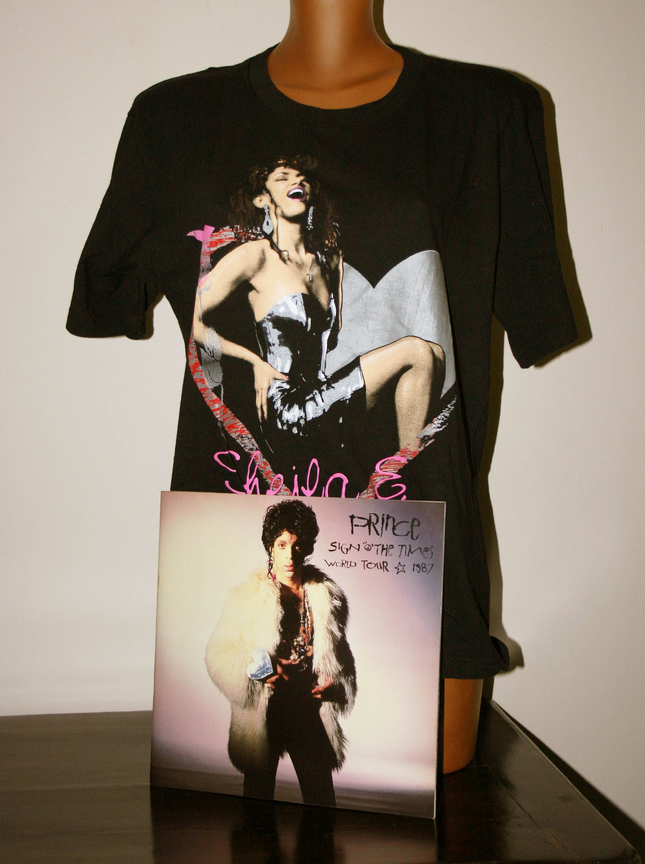 Black SHEILA E. T-SHIRT/ RARE, Vintage 80s Fashion T-shirt/emancipation ...