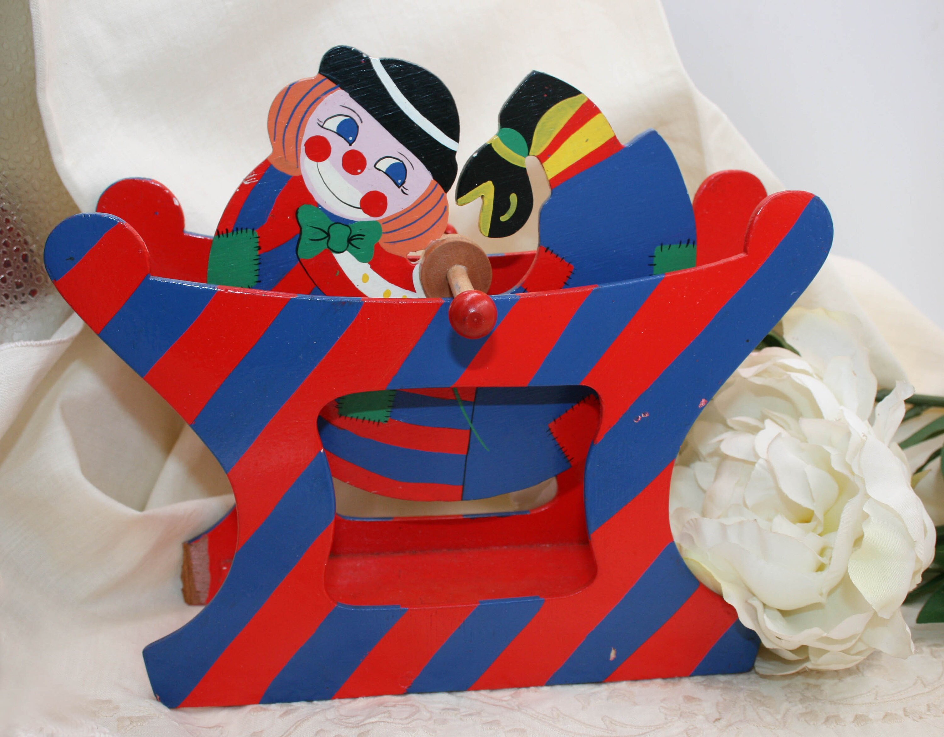 Decorative Vintage Beautiful Clown Carousel of the Italian - Etsy India