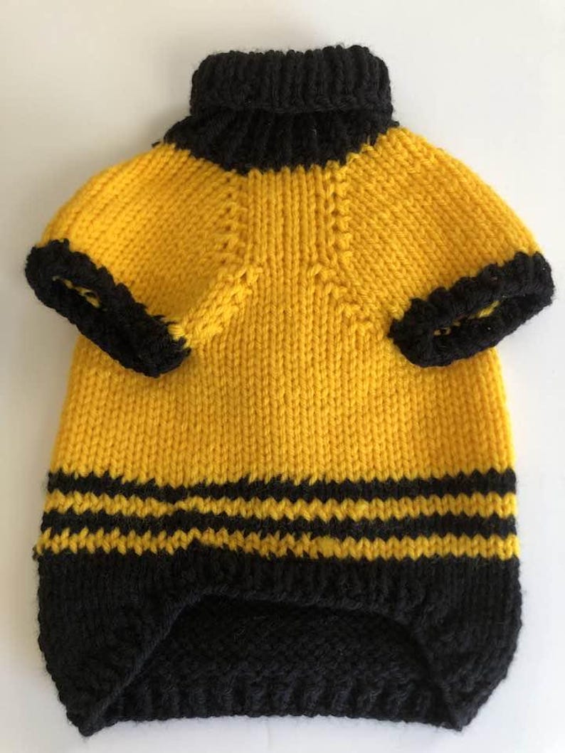 Bumblebee Handknit Dog Sweater - Etsy