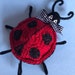 Hand Knit Ladybug Christmas Ornament - Etsy