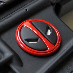 Deadpool Metal Emblem Badge Sticker Decal 5 Pack - Etsy