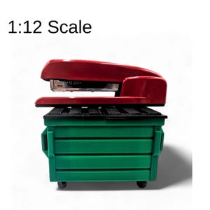 New Design Tough Dumpster Scale Models for Model Trains, Dioramas ...