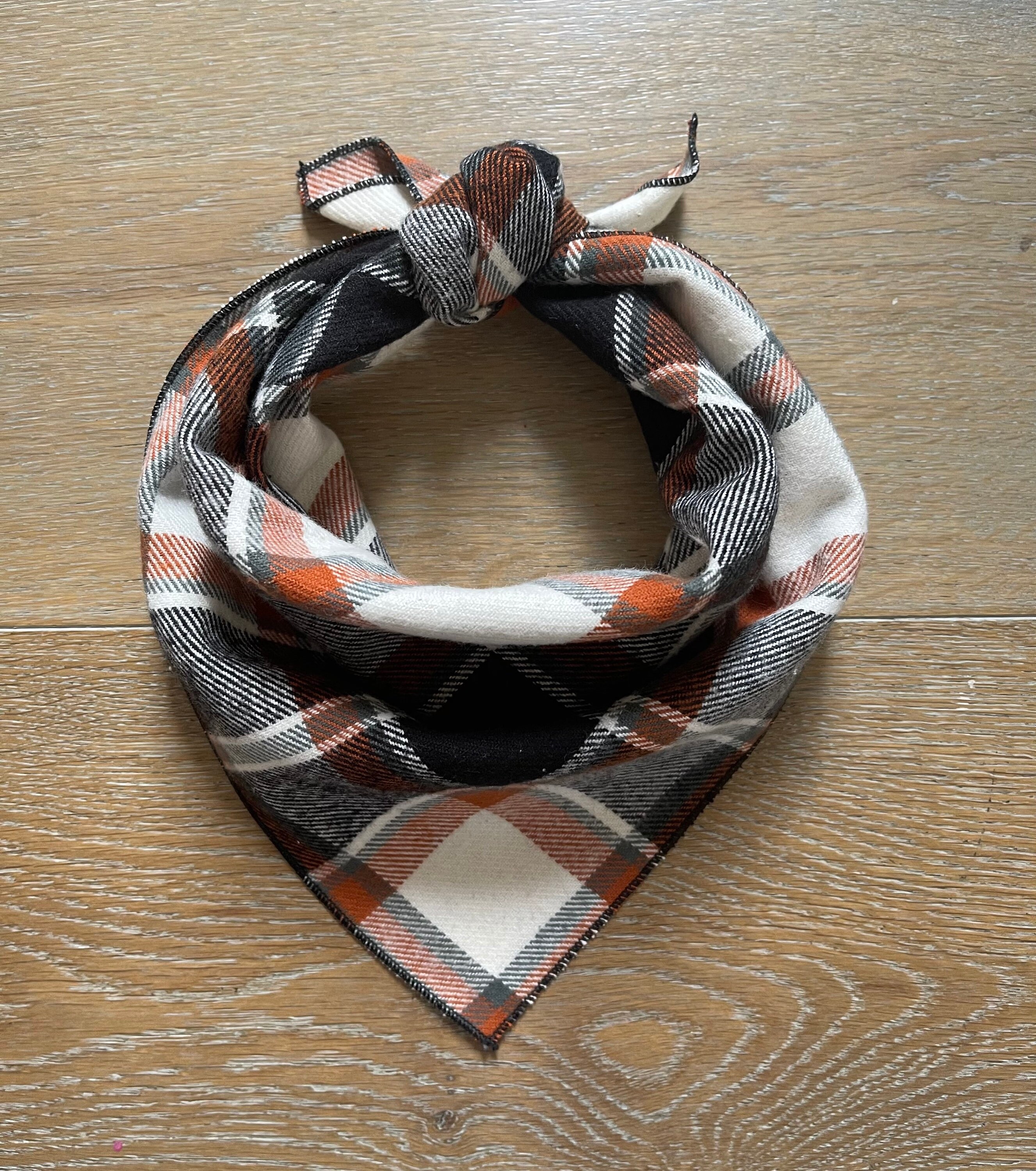 Dog Bandana Fall Plaid Winter Dog Bandana Flannel Bandana | Etsy