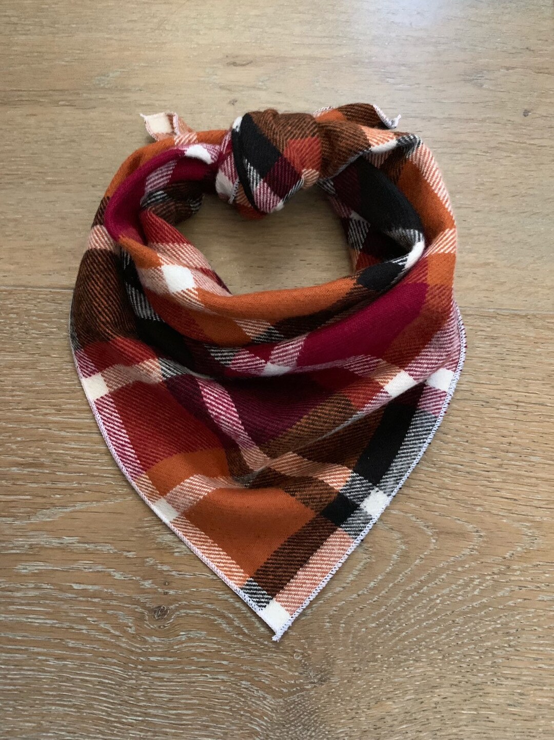 Dog Bandana, Fall Plaid, Winter Dog Bandana, Flannel Bandana, Halloween ...