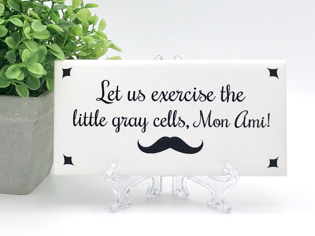 Poirot Gift/let Us Exercise the Little Gray Cells, Mon Ami/agatha ...