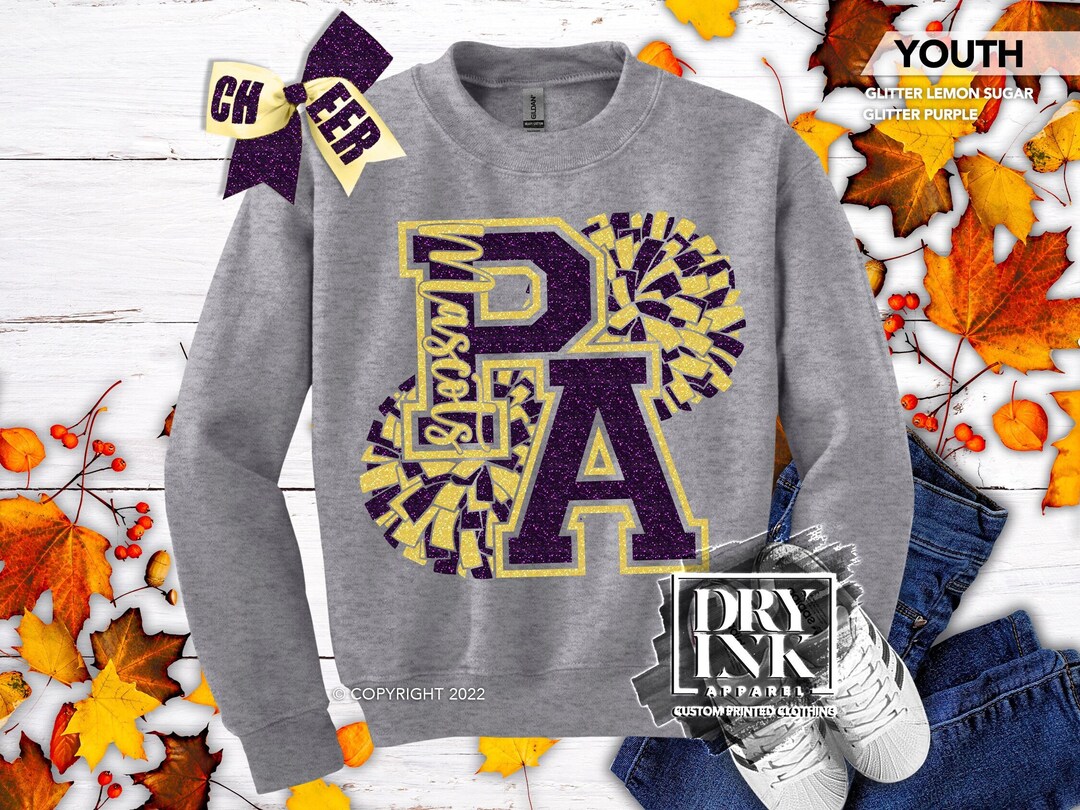 Custom Cheer Sweatshirt Youth, Cheer Sweater for Girls, Cheer Swag ...