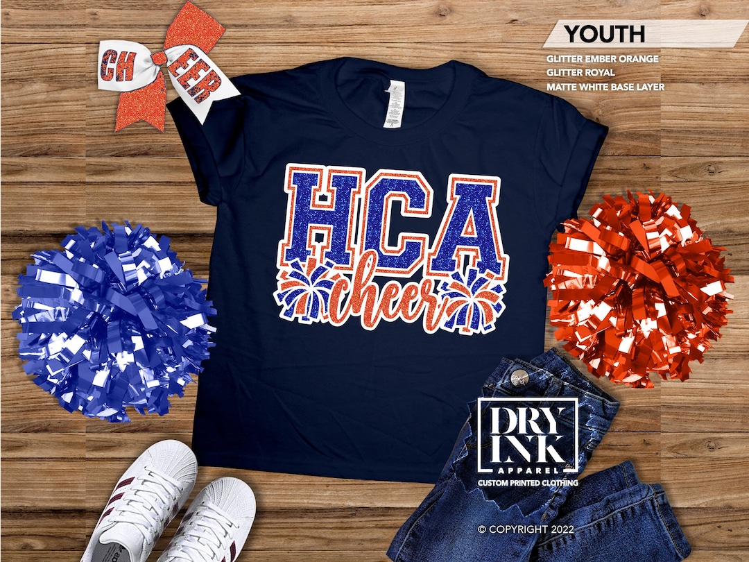 Custom Cheer Tshirt Youth, Cheer Shirts for Girls, Cheer Swag, School ...
