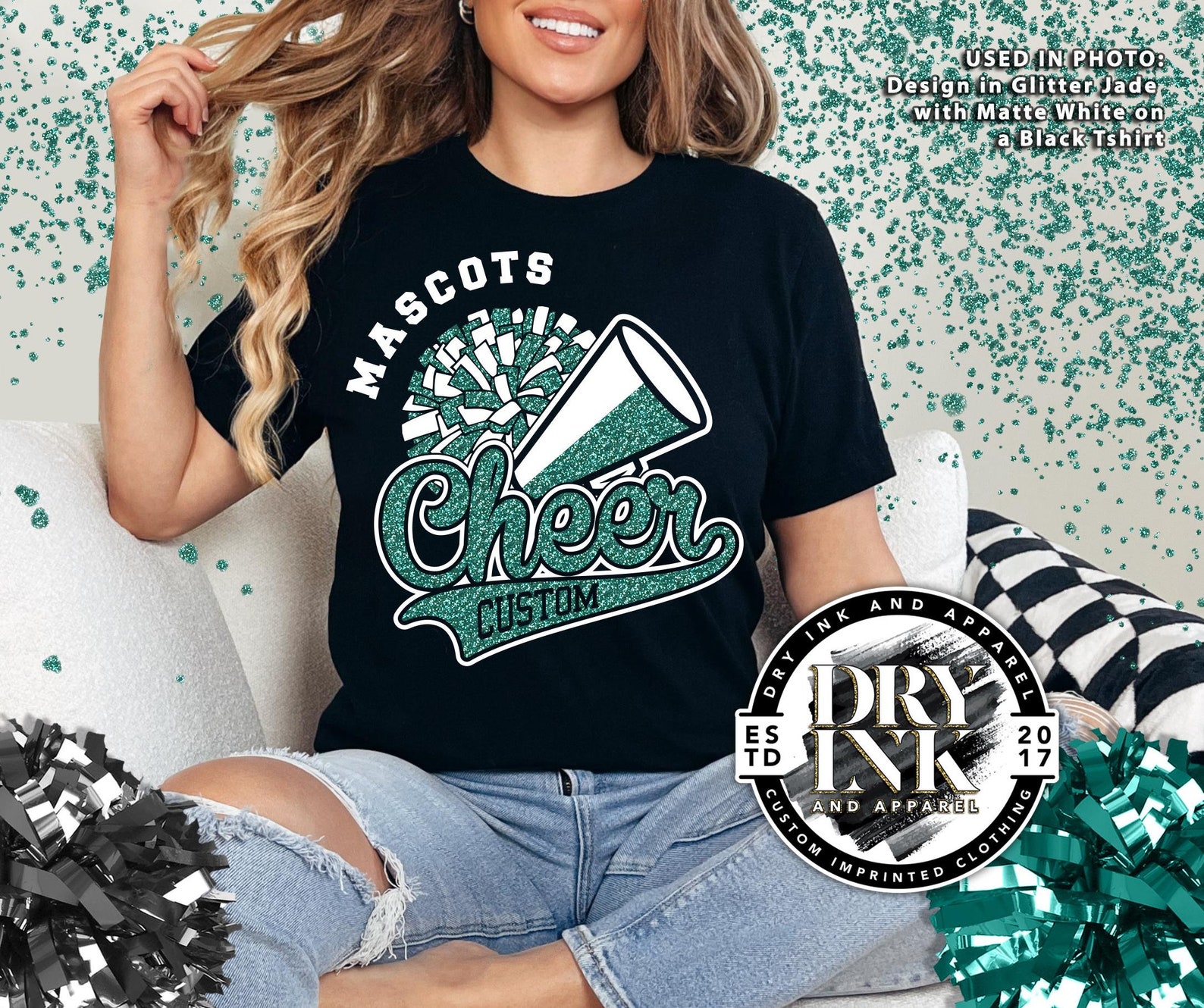 Custom Cheer Tshirt, Cheer Camp Shirt, Cheerleader Gift, Cheer Mom Gift ...
