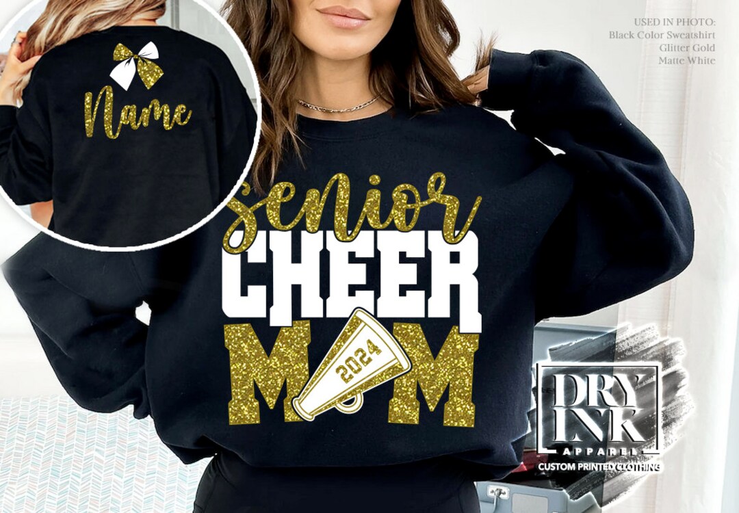Custom Cheer Sweatshirt, Cheer Sweater for Mom, Cheer Swag, School ...