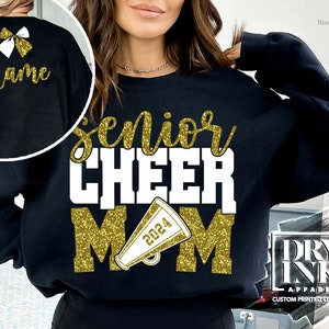 Custom Cheer Sweatshirt, Cheer Sweater for Mom, Cheer Swag, School ...