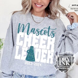 Custom Cheer Sweatshirt, Cheer Sweater for Girls, Cheer Swag, School ...