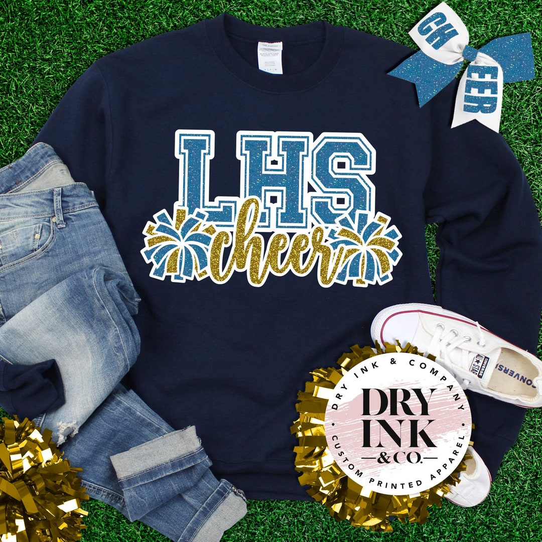 Custom Cheer Sweatshirt, Cheer Coach Era, Cheer Gift, School Cheer ...