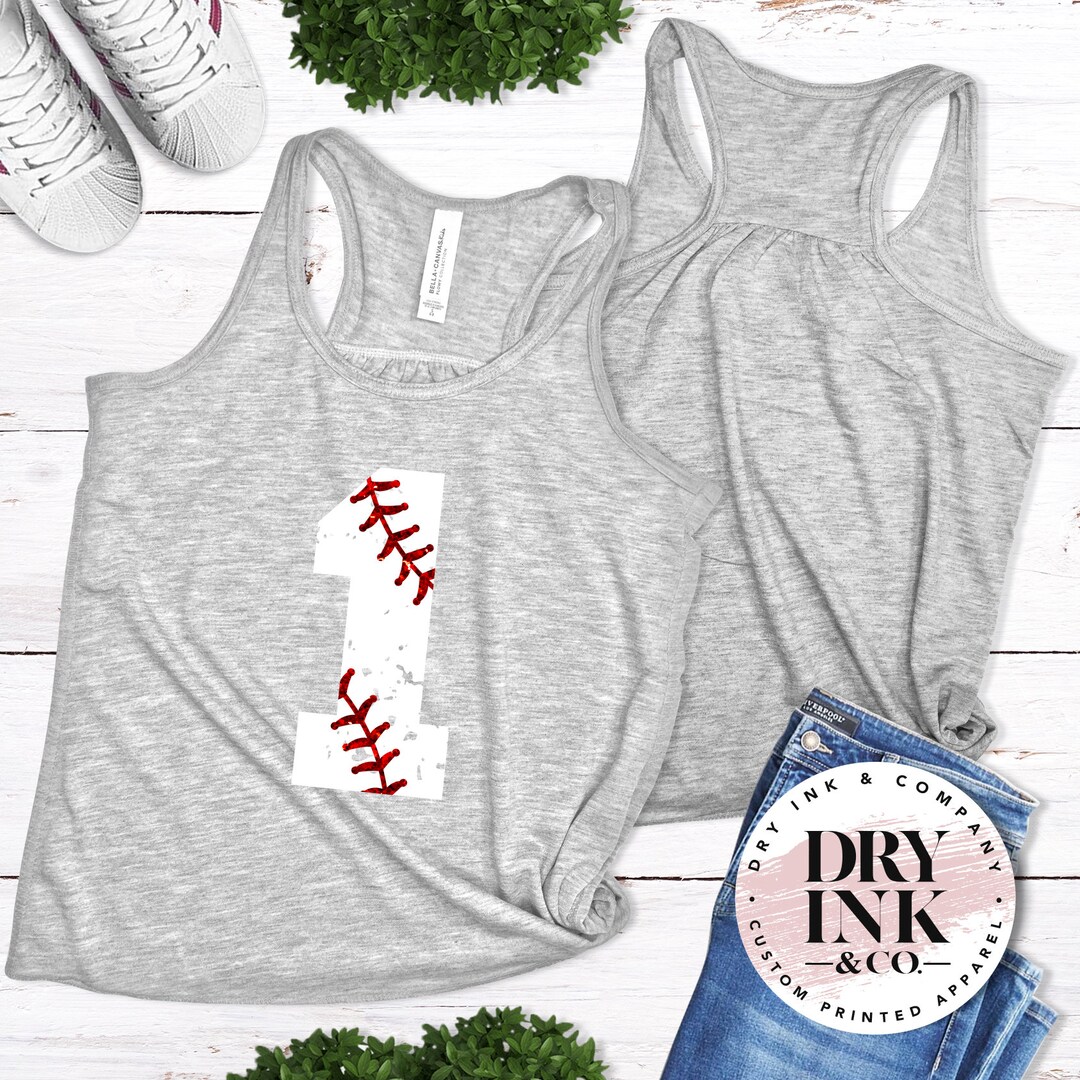 Custom Baseball Tank Youth, Vintage Baseball Number, Personalized ...
