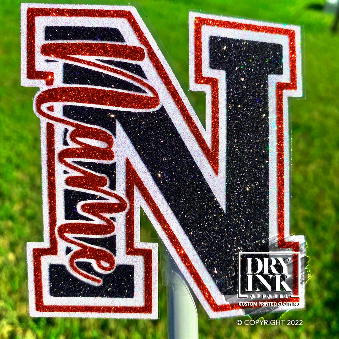 Custom Name Stickers, Glitter Cheer Bucket Stickers, Cheer Locker ...