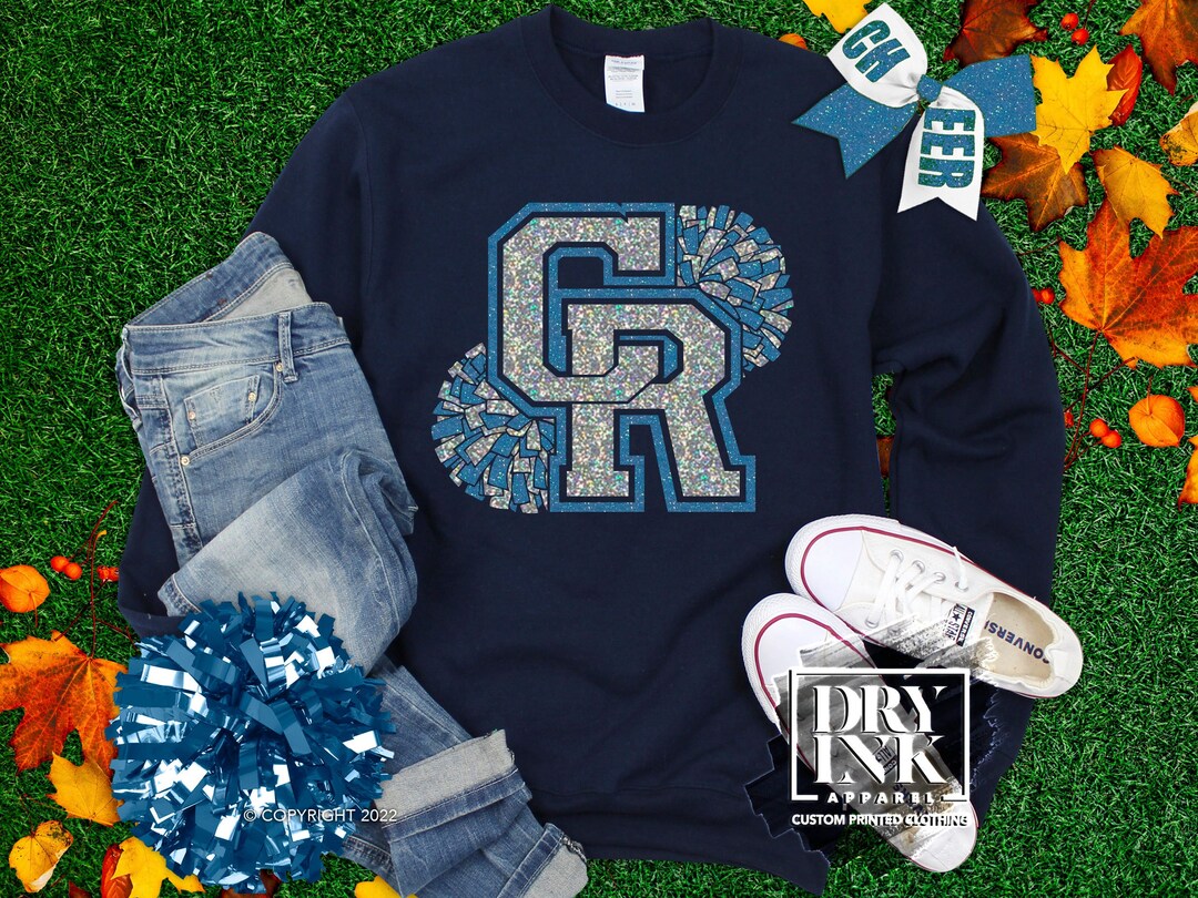 Custom Cheer Sweatshirt, Cheer Sweater for Girls, Cheer Swag, School ...