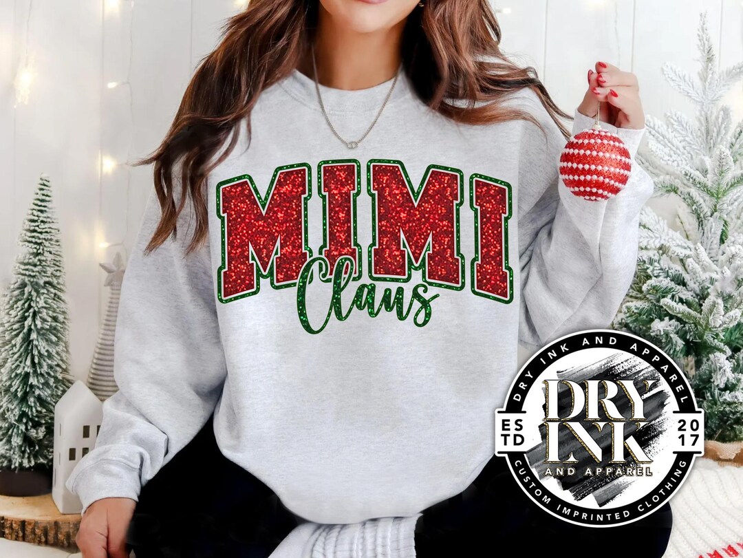 Christmas Mimi Claus, Gigi Claus, Mama Claus, Nana Claus, Glitter ...