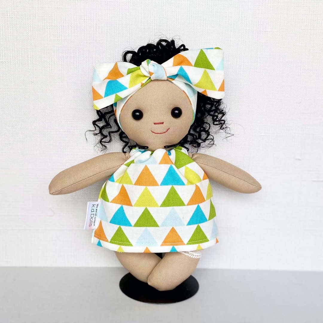 Baby Dollcream Skinblack Doll.latin Doll. Mixed Race Doll - Etsy
