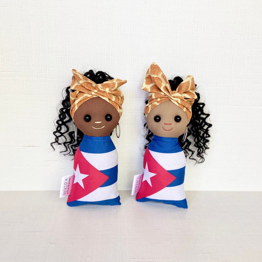 Flag Doll Cuba brown or Tan Latino Latina Hispanic/black Doll - Etsy