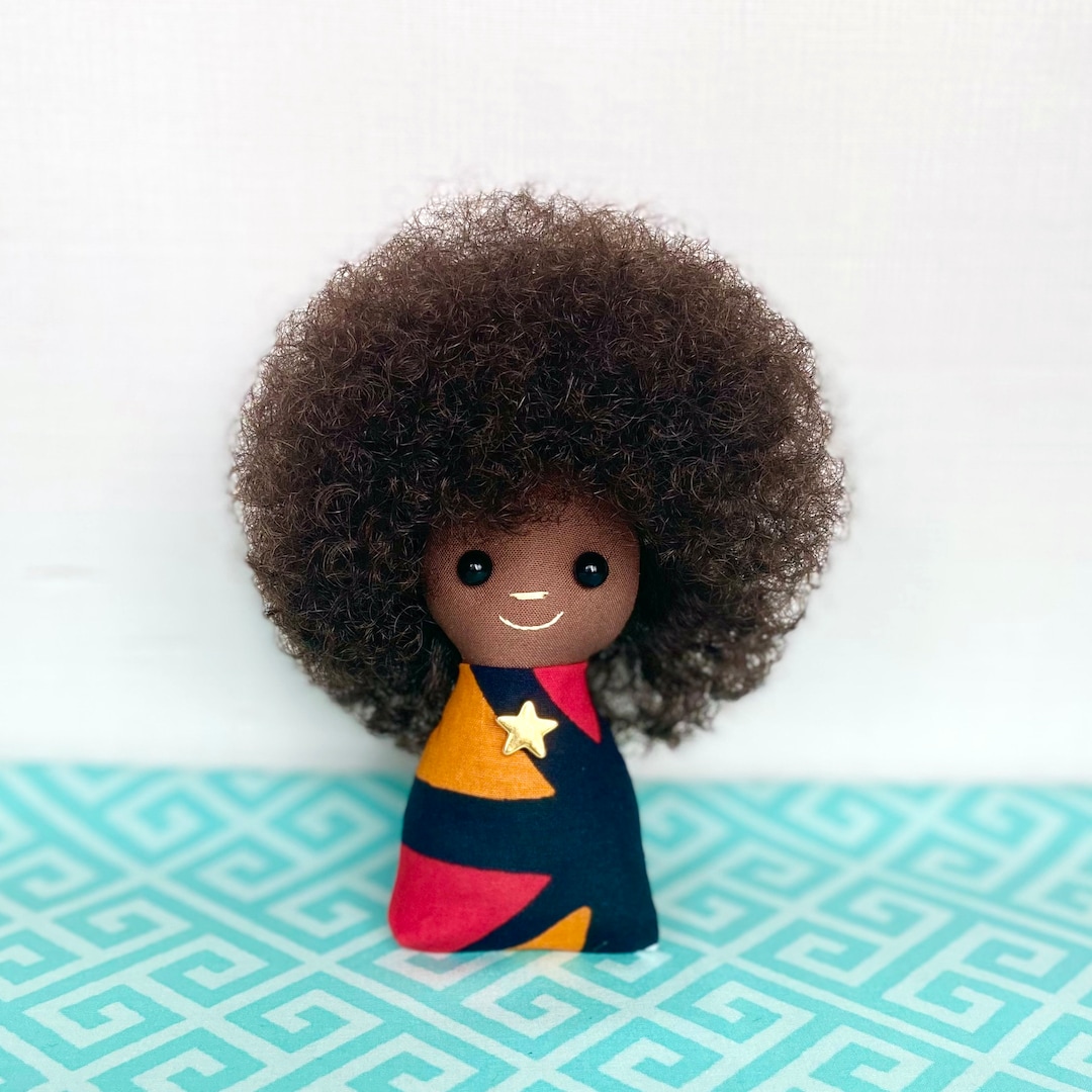 Mini BIG-AFRO Doll. African American Doll. Room Decor Doll - Etsy