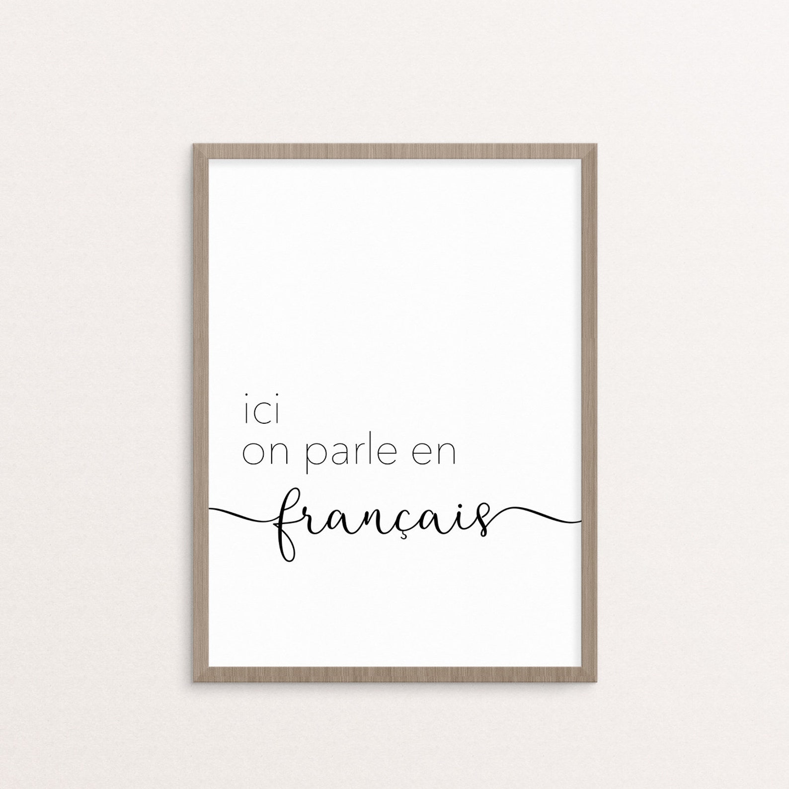 French Classroom ici on Parle En Français - Etsy