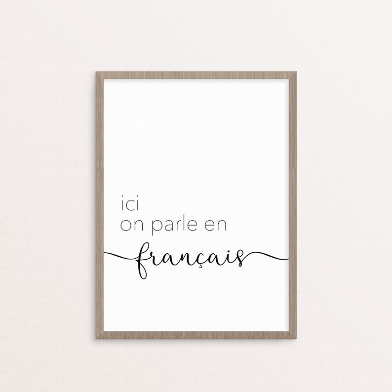 French Classroom ici on Parle En Français - Etsy