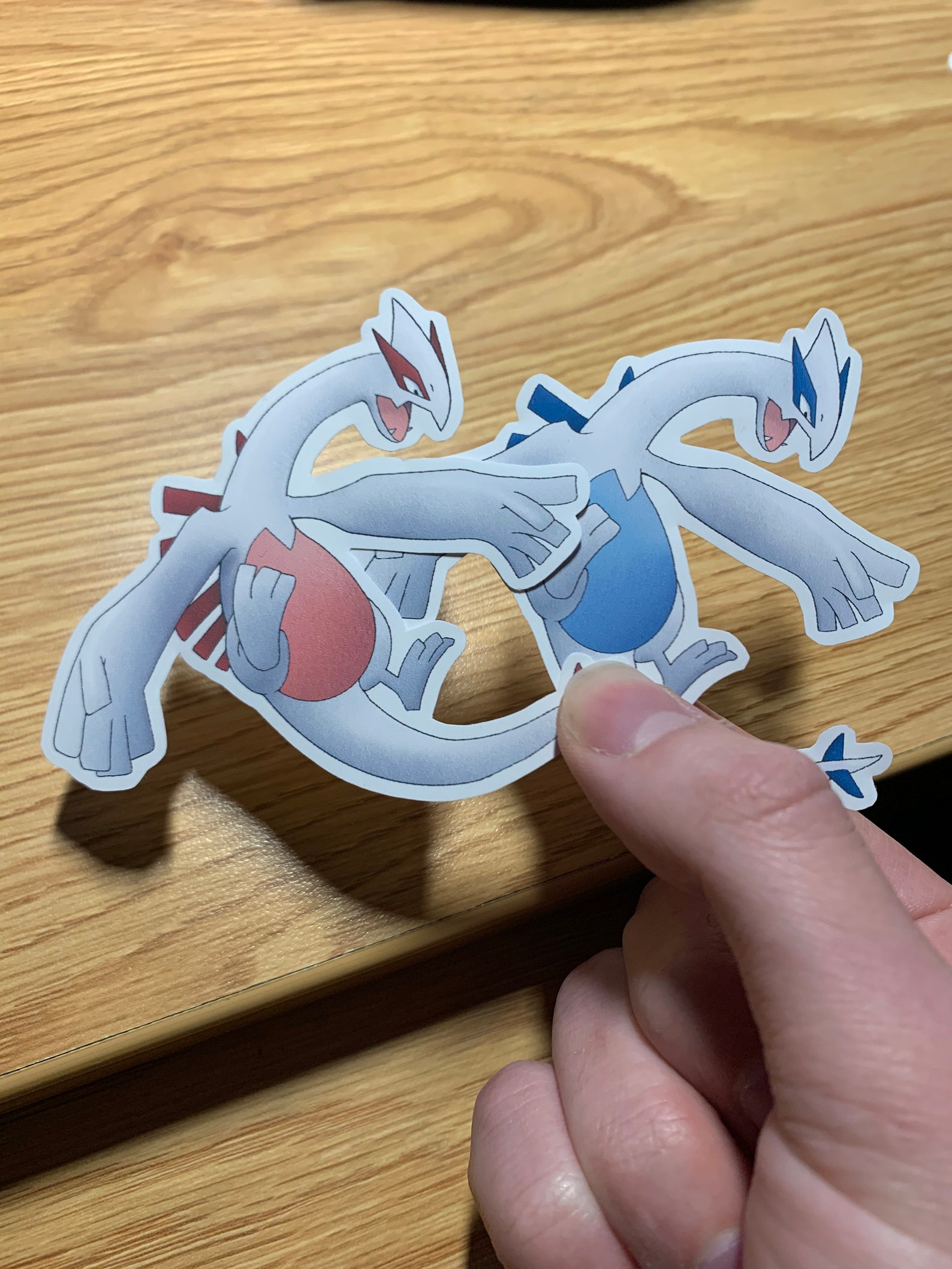 Lugia and Shiny Lugia Pokemon Stickers - Etsy