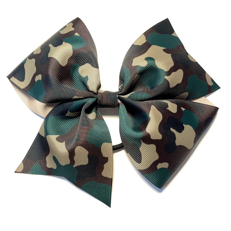Camouflage Hair Bow - Etsy