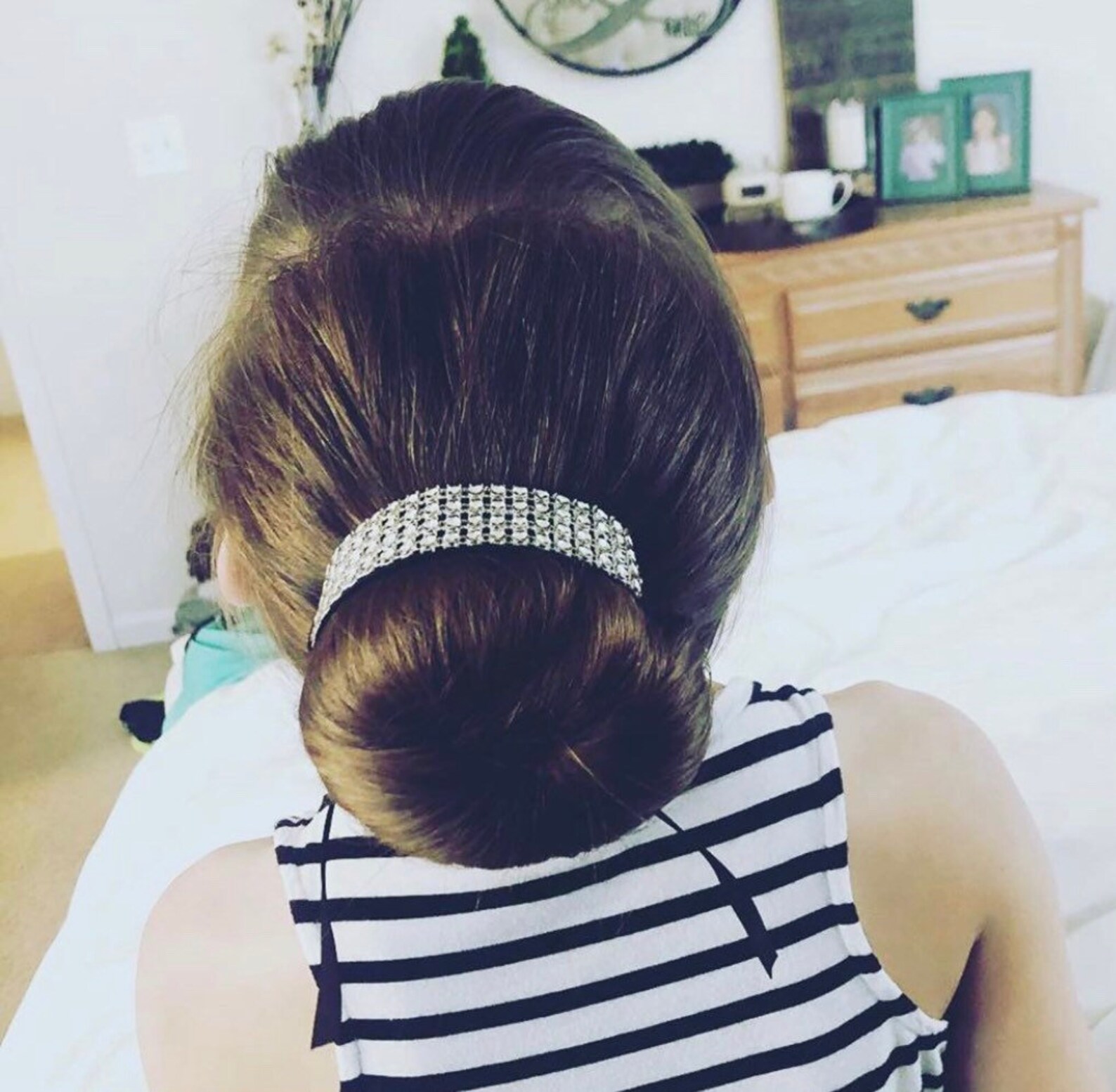 Silver Rock Bun Wrap Sparkle Bun Wrap - Etsy