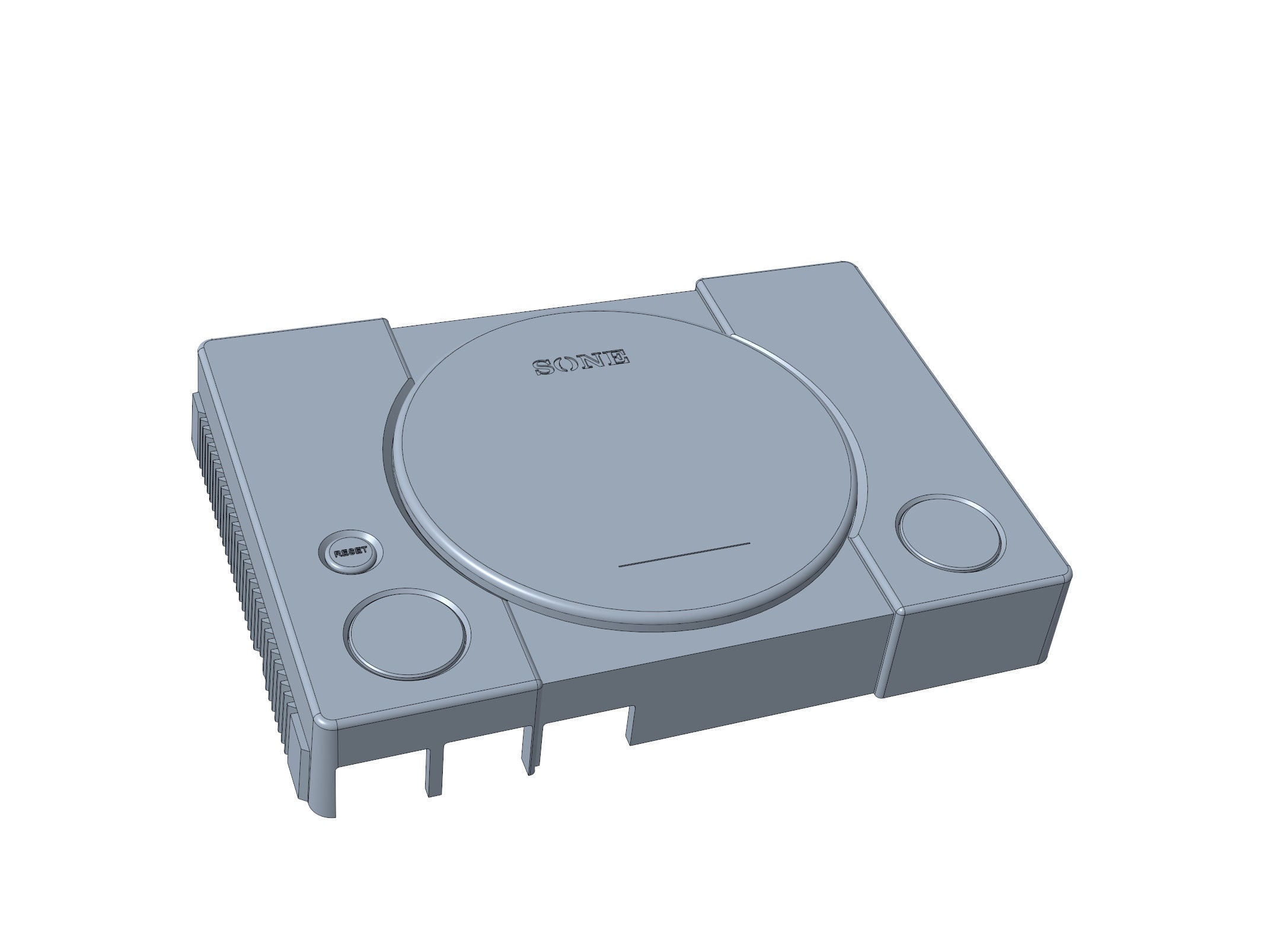 Playstation Classic 3D Printed Raspberry Pi 4 Case STL Files Only - Etsy