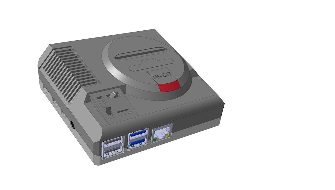 Sega Genesis Classic Raspberry Pi 4 Case STL Files Only - Etsy