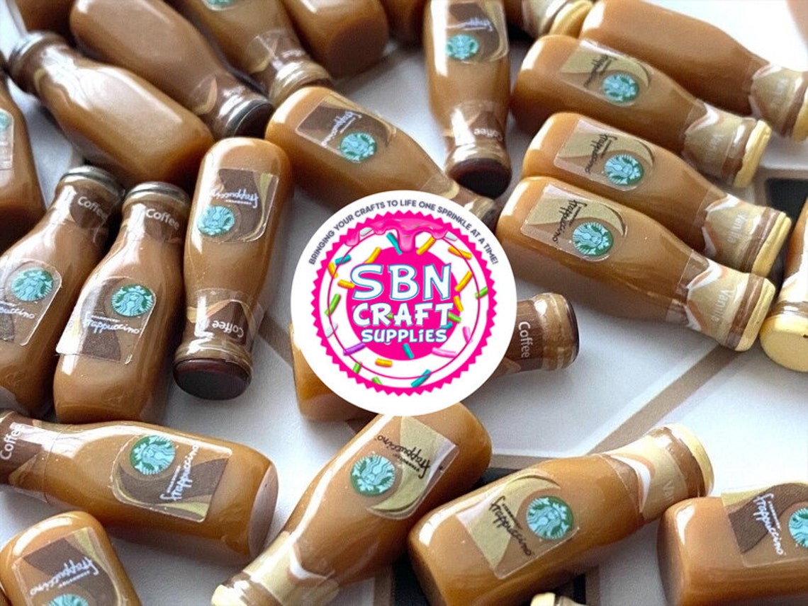 NEW 3D Miniature Coffee Cabochon Charms for Doll House Decoden Kawaii ...