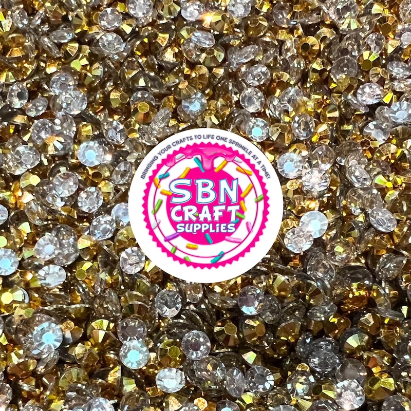 Gold Rhinestones - Etsy