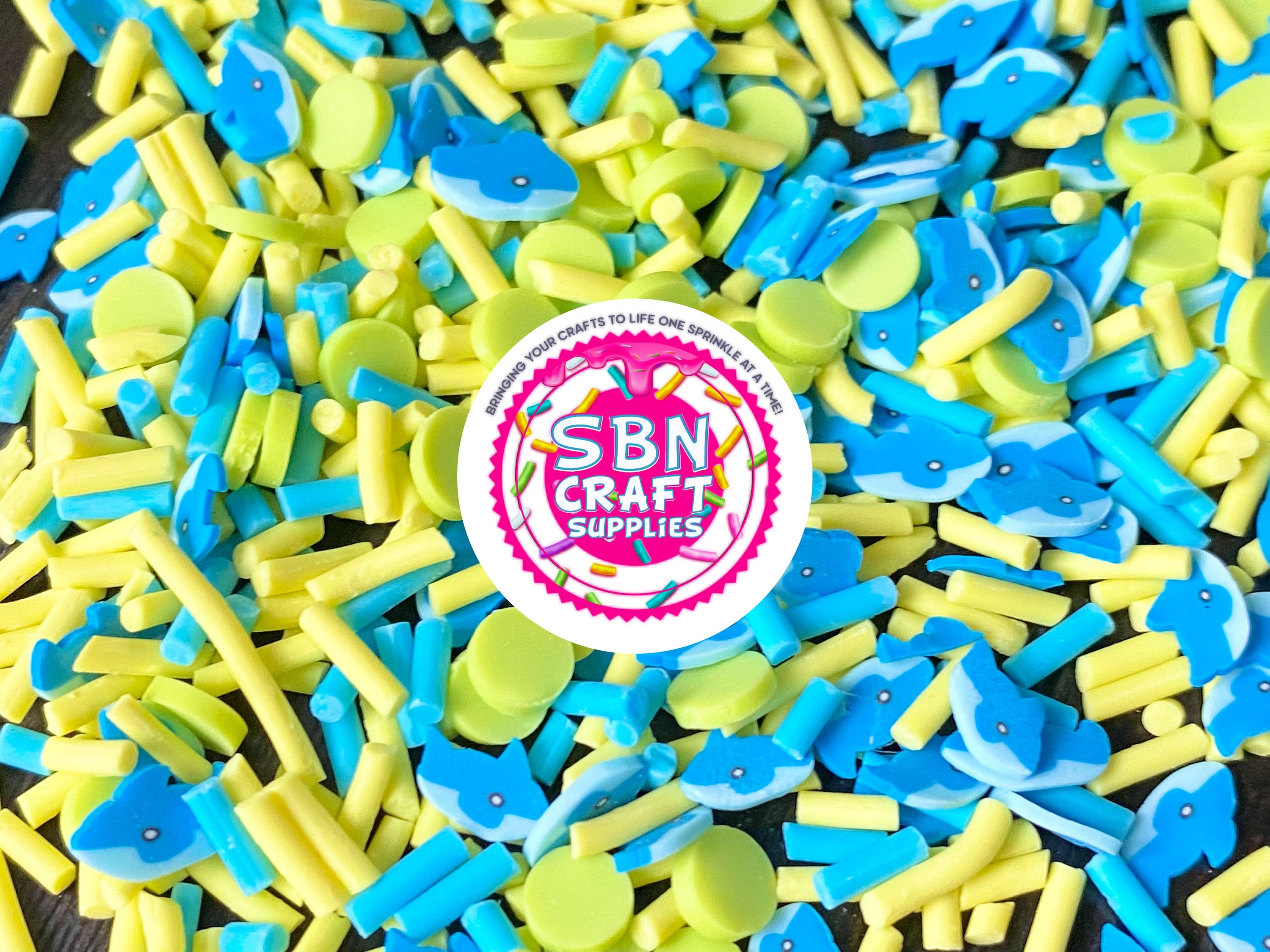 NEW Dad Shark Polymer Clay Fake Sprinkle Fimo Slice Perfect - Etsy