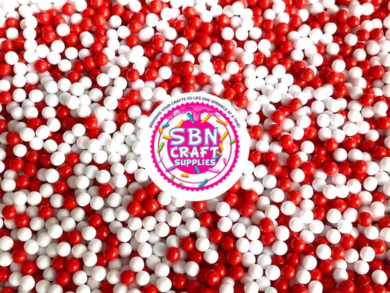 4mm Faux Peppermint Nonpareil Fake Food Tapioca Pearls Caviar | Etsy