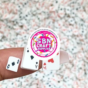 50 Gram 10mm Spades Mixed Playing Card Deck of Cards Fake Sprinkles ...