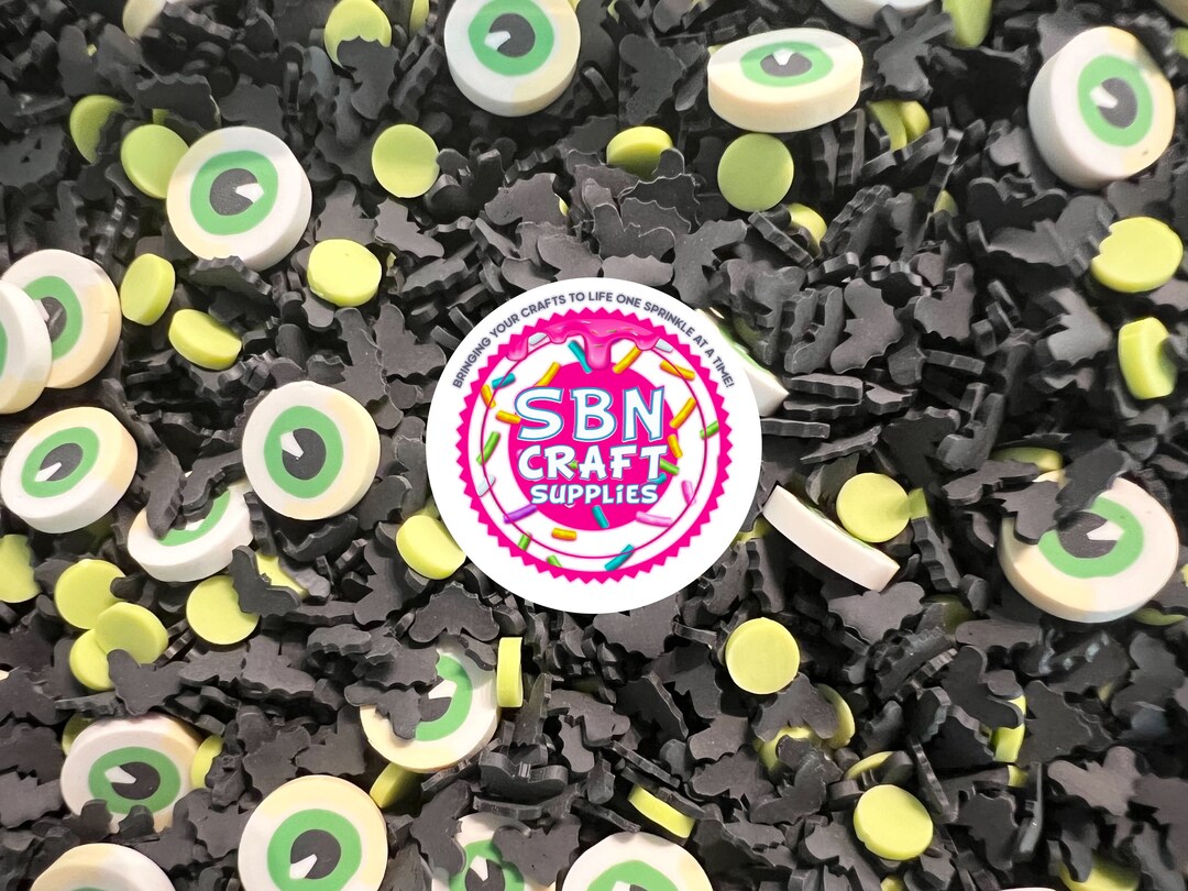 NEW Terror Halloween Fimo Slice Fake Sprinkle Polymer Clay Sprinkles ...