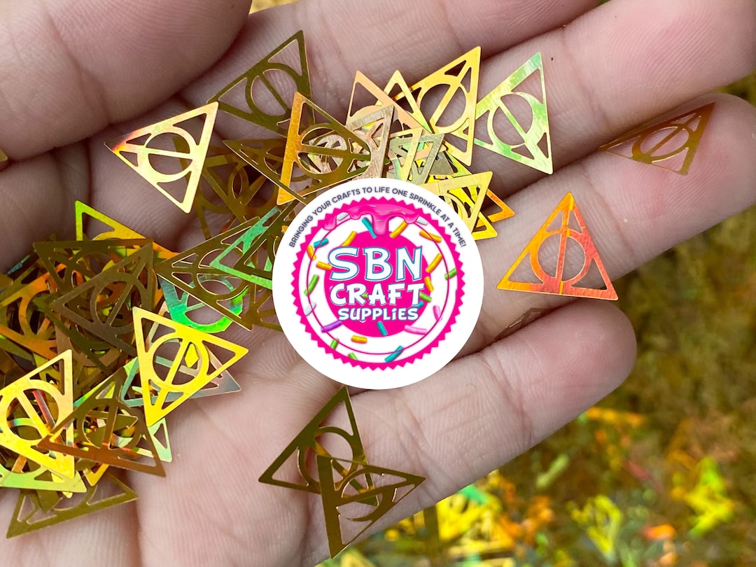 BULK 500 GRAM GLITTER 10mm Triangle Shaped Glitters Iridescent Chunky ...